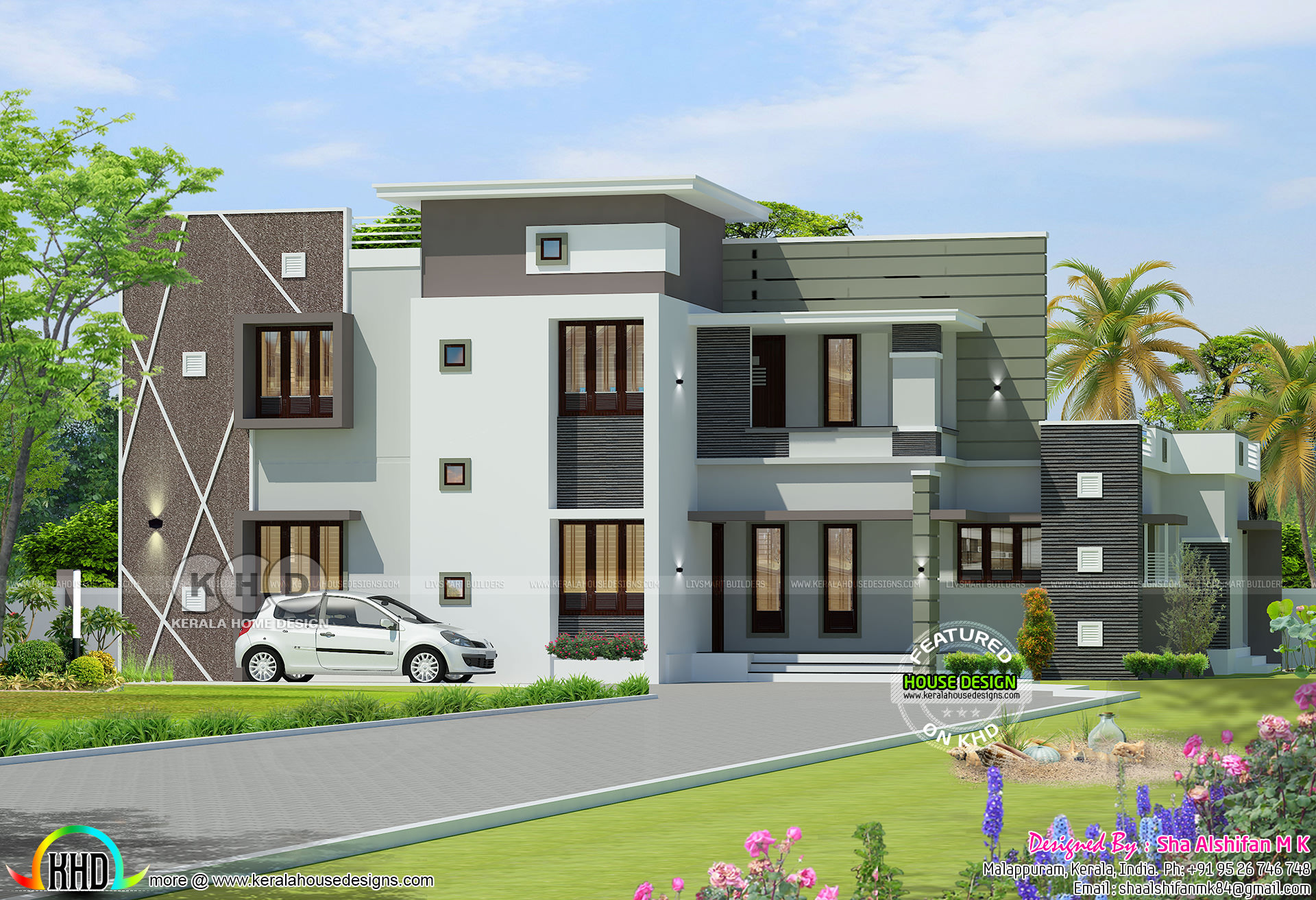 Modern box model 4 BHK 2820 square feet Kerala home - Kerala Home ...