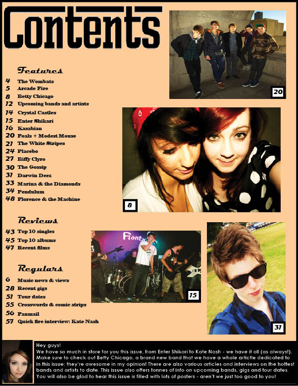 AS MEDIA - Music Magazine: 1) In what ways does your music magazine use ...