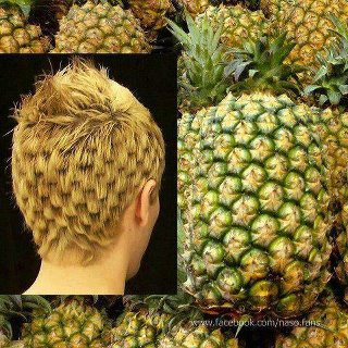 FRANCES-DIARIES BLOG: AMAZING:PINEAPPLE HAIR CUT!!!