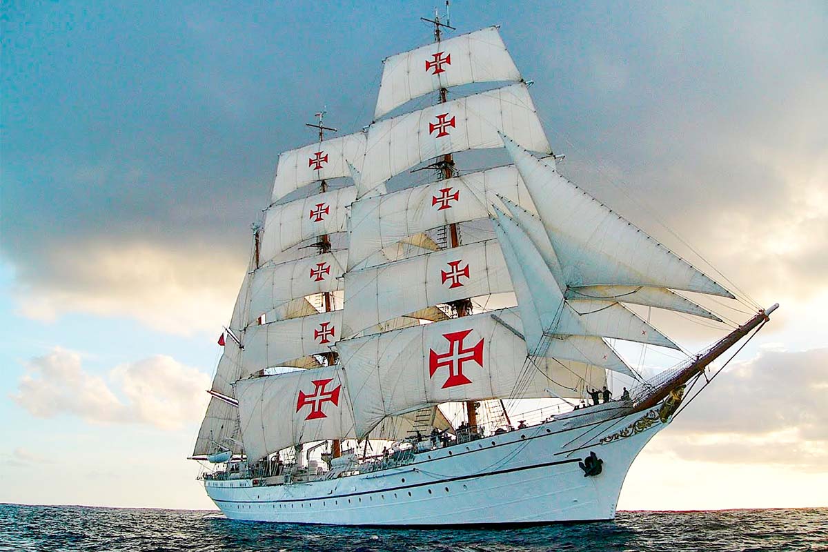 Com o navio português SAGRES em Santos, as novidades das regiões lusas ...