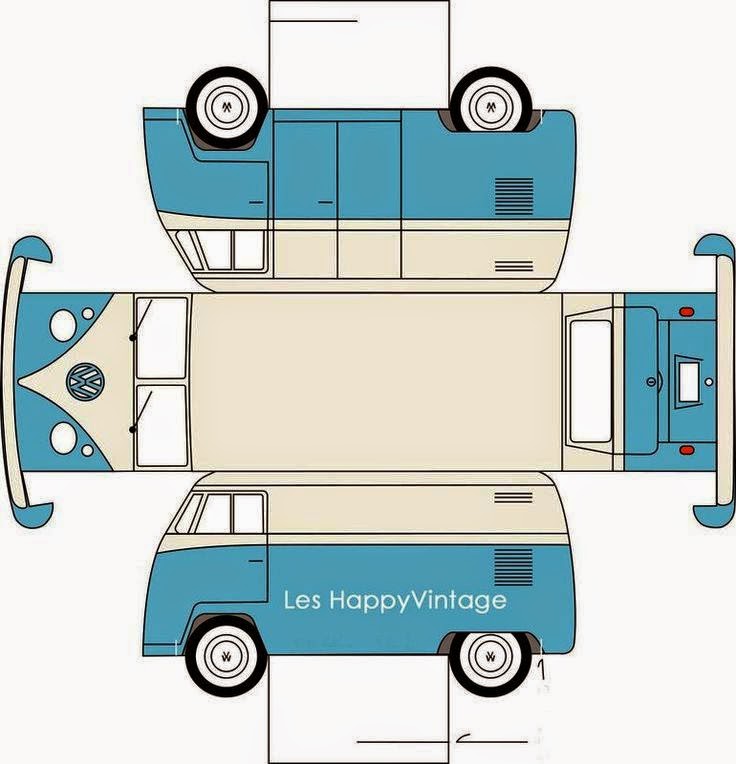 SNICKERDOODLE STREET: VW Bus - Printable