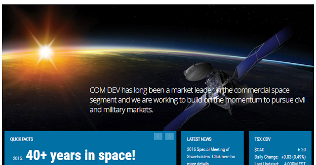 The Commercial Space Blog: Part 2: A Short History of COM DEV International