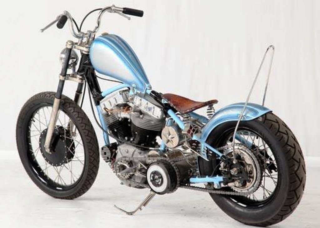 Coxandthegang: 1950 Harley-Davidson Panhead by Bare Knuckle Choppers