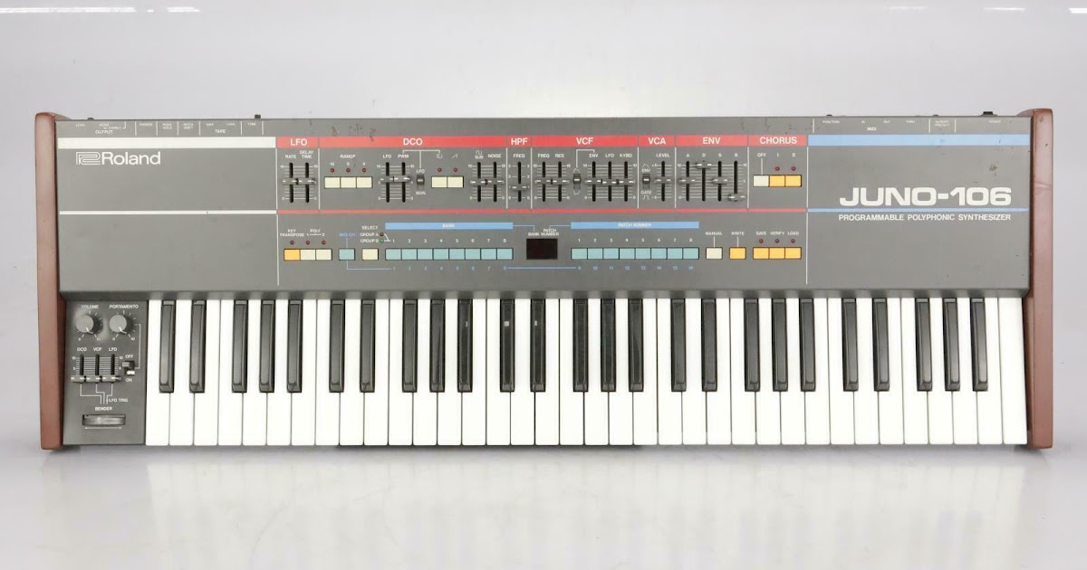 MATRIXSYNTH: Roland Juno-106 w/ Wood Side Panels