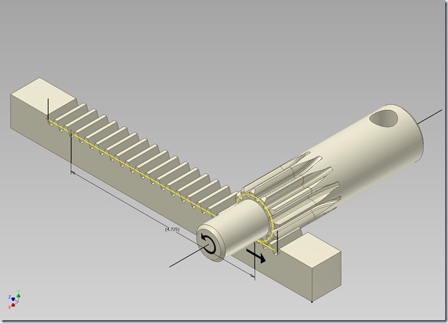 Animation using Autodesk Inventor - Driving pinion on a rack | INVENTOR TEACHER