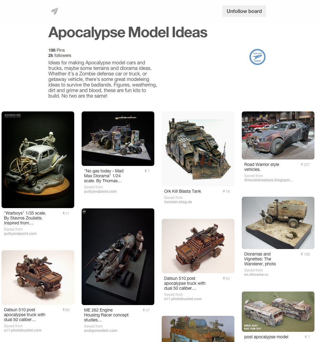Dave's Model Workshop: Top 10 scale model boards on Pinterest