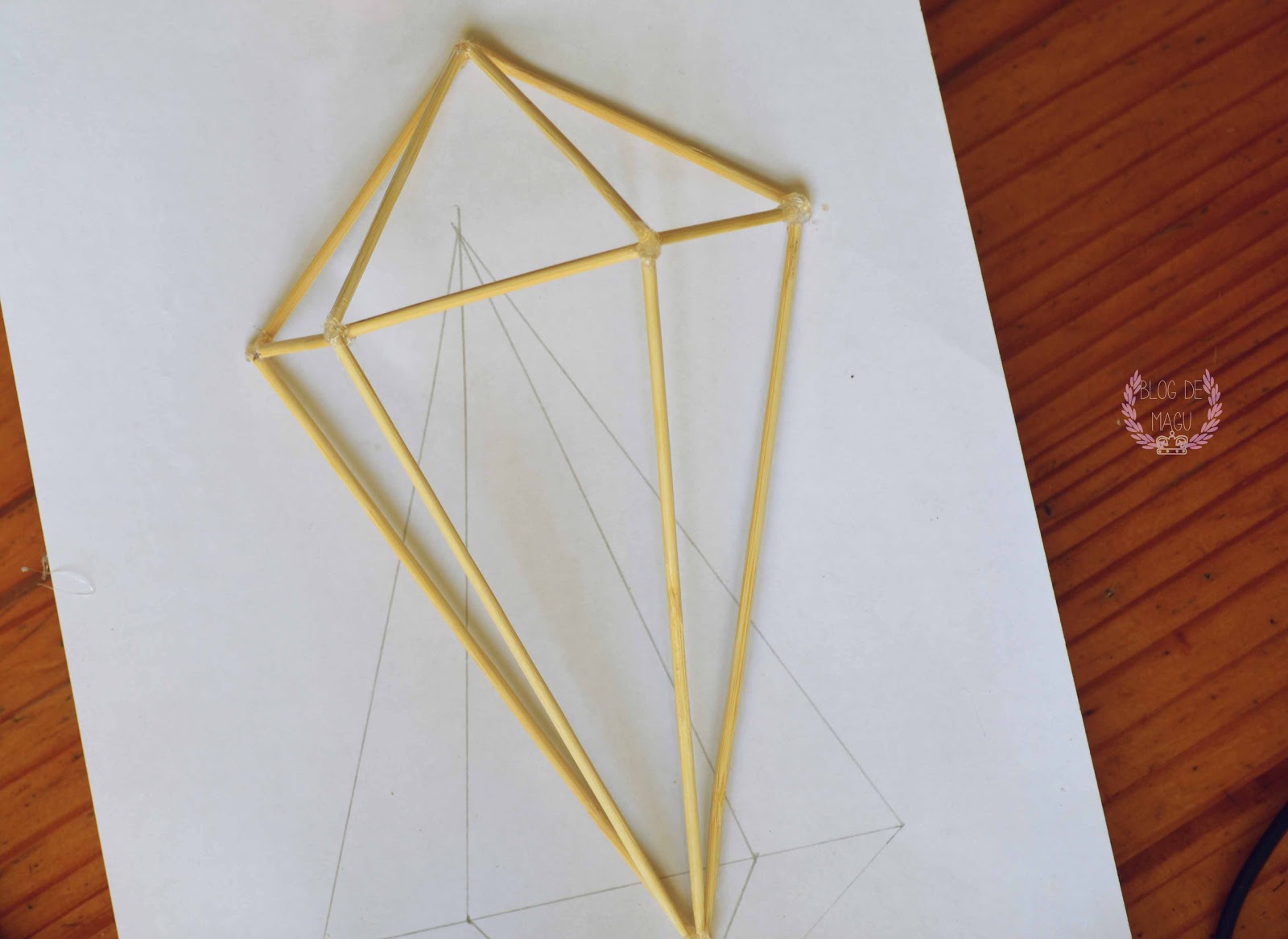 Blog de Magu ♚: ♔ DIY - Estructuras geometricas para decorar / fridiy
