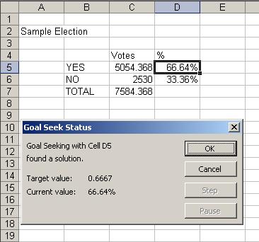 sharing: How to Use Goal Seek in Spreadsheet