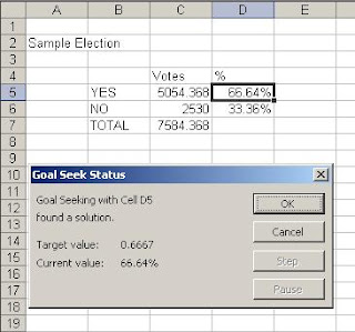 sharing: How to Use Goal Seek in Spreadsheet