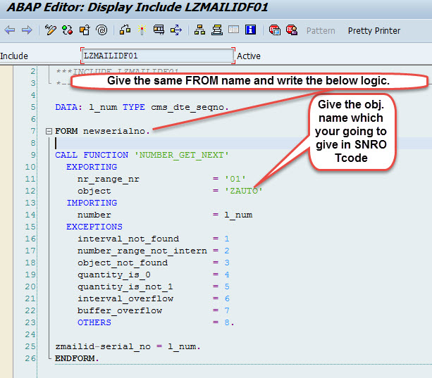 Ztable auto increment field logic. - Learn SAP Program Ztable auto increment field logic. - Learn SAP Program