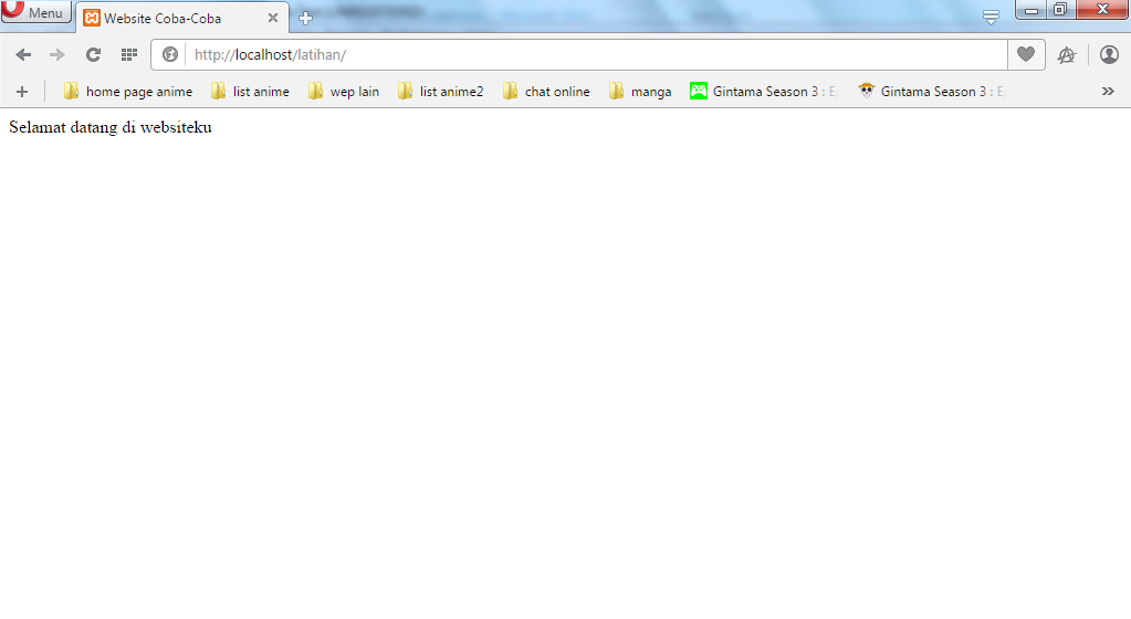 Cara membuat web sederhana hanya dengan html tanpa css - Bengkel Belajarku