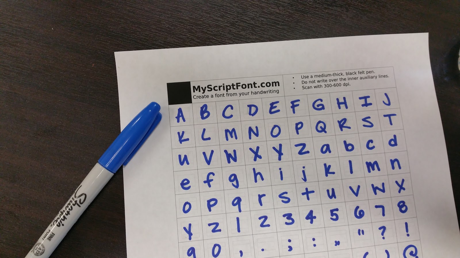 Turn Your Handwriting Into A Font!