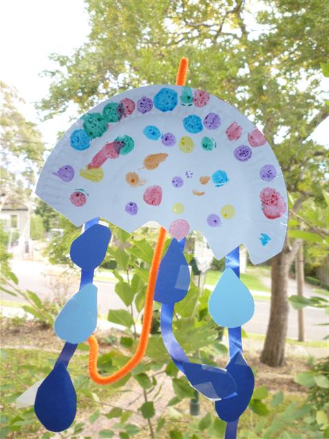 Toddler Time: Rainy Day Umbrella Craft
