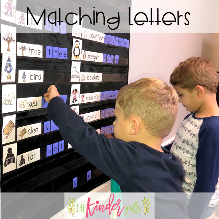 KinderGals: 6 Ways to Use the Pocket Chart in January