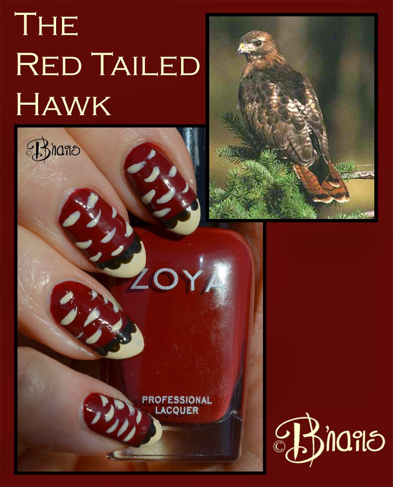 B'Nails: PICK-N-MIX #7-The Red Tailed Hawk