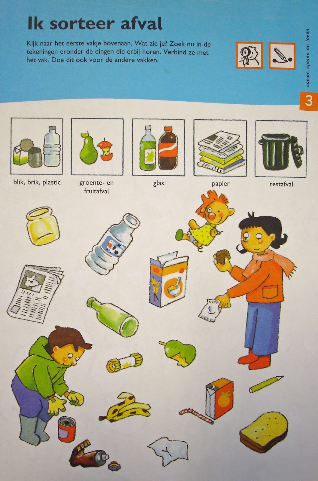 De Gigantjes van 3KB Ten Dorpe: THEMA AFVAL & RECYCLEREN