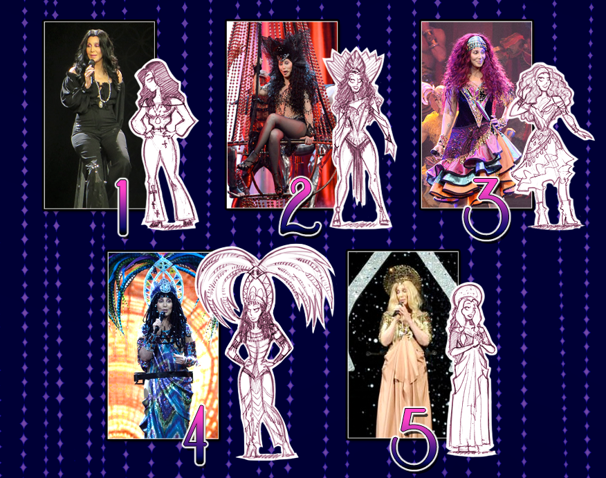 Cher Playing Cards: Poll #2 for the D2K Tour!