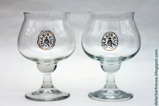 de la chartreuse: Les verres Chartreuse