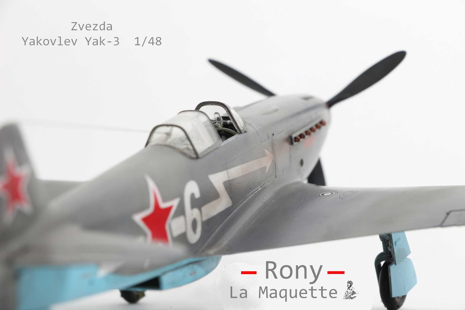 Maquette du Yak 3 de Zvezda au 1/48. | Rony La Maquette