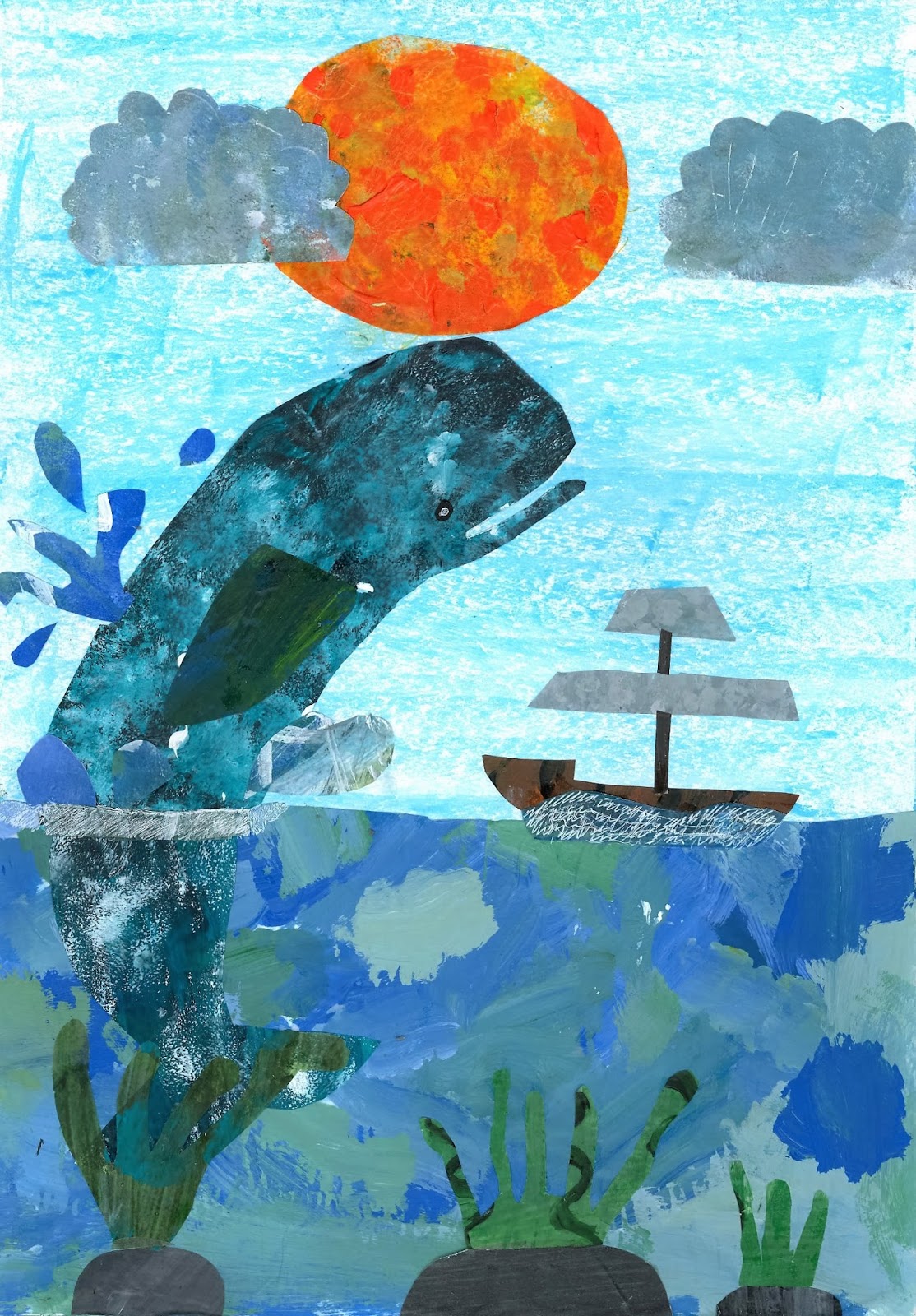 Beaudesert Art: Eric Carle Style Illustrations