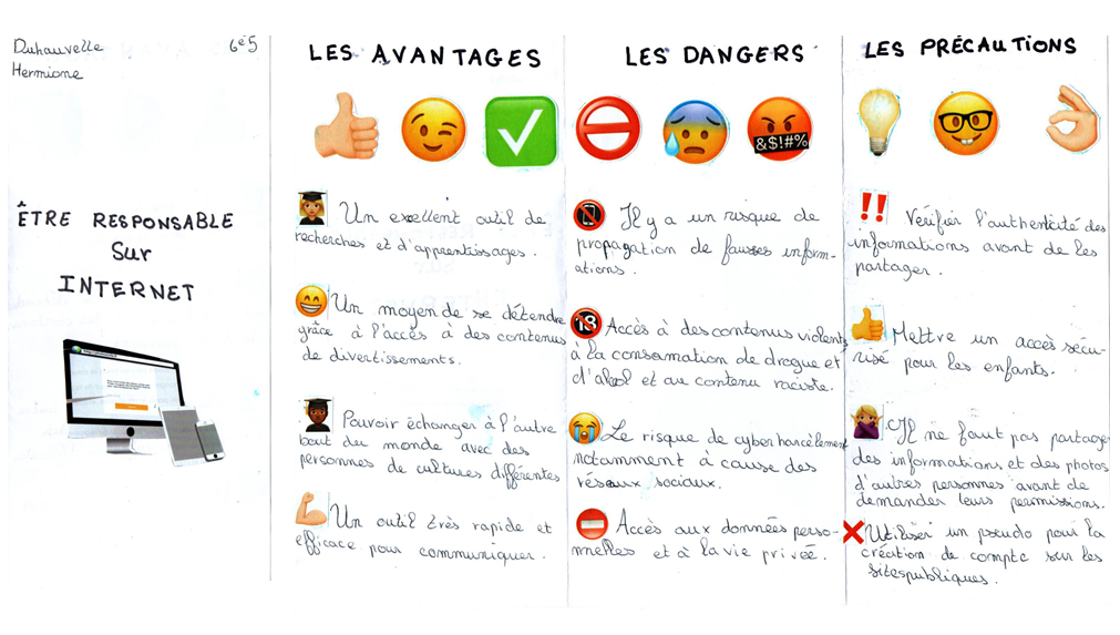 Le Monde de Verlaine: Être responsable sur Internet (2019)