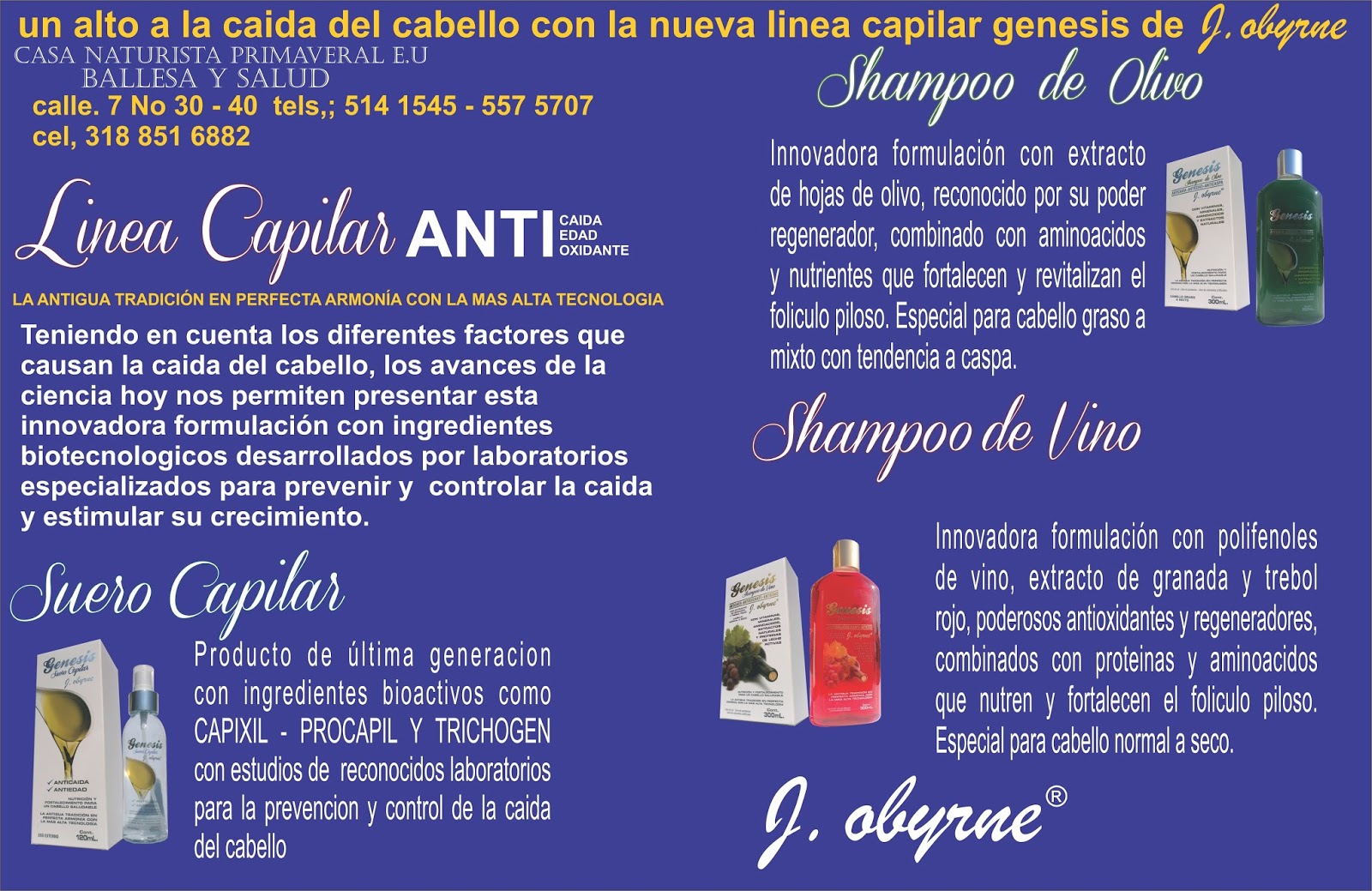 LINEA CAPILAR GENESIS: LINEA CAPILAR GENESIS