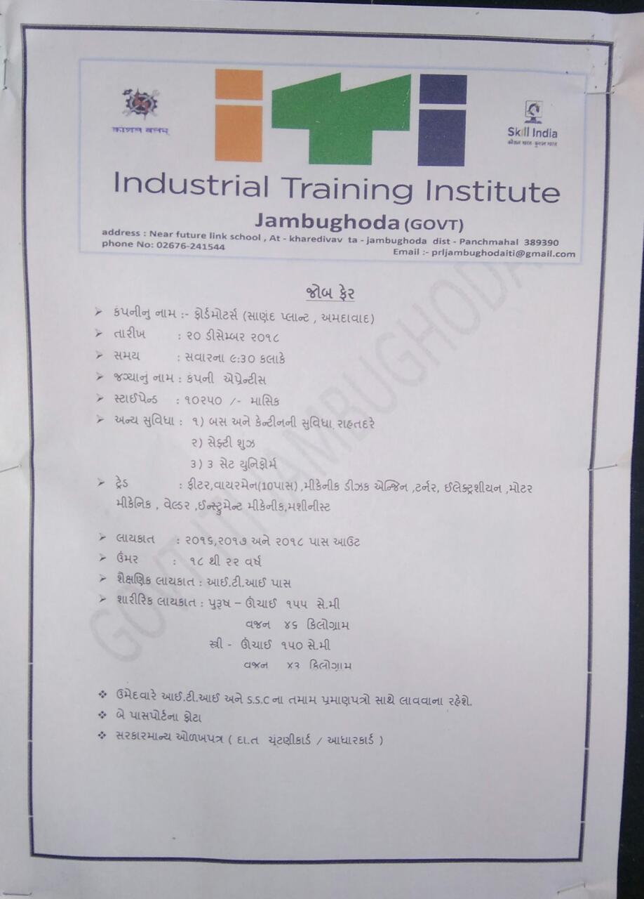 ITI TECHNICAL HELP : Job for iti