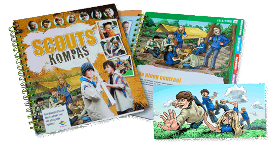 Doodle: Scouts compass