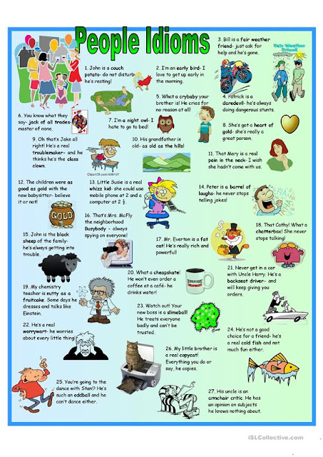 Parenting Times: English Idioms Infographics, Slides, Videos and ...