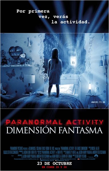 Cine Y ¡acción Paranormal Activity Dimensión Fantasma Una Saga Demasiado Trillada Que