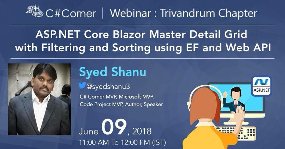 Shanu C# and YOU: ASP.NET Core Blazor Master Detail Grid with Filtering and Sorting using EF and ...