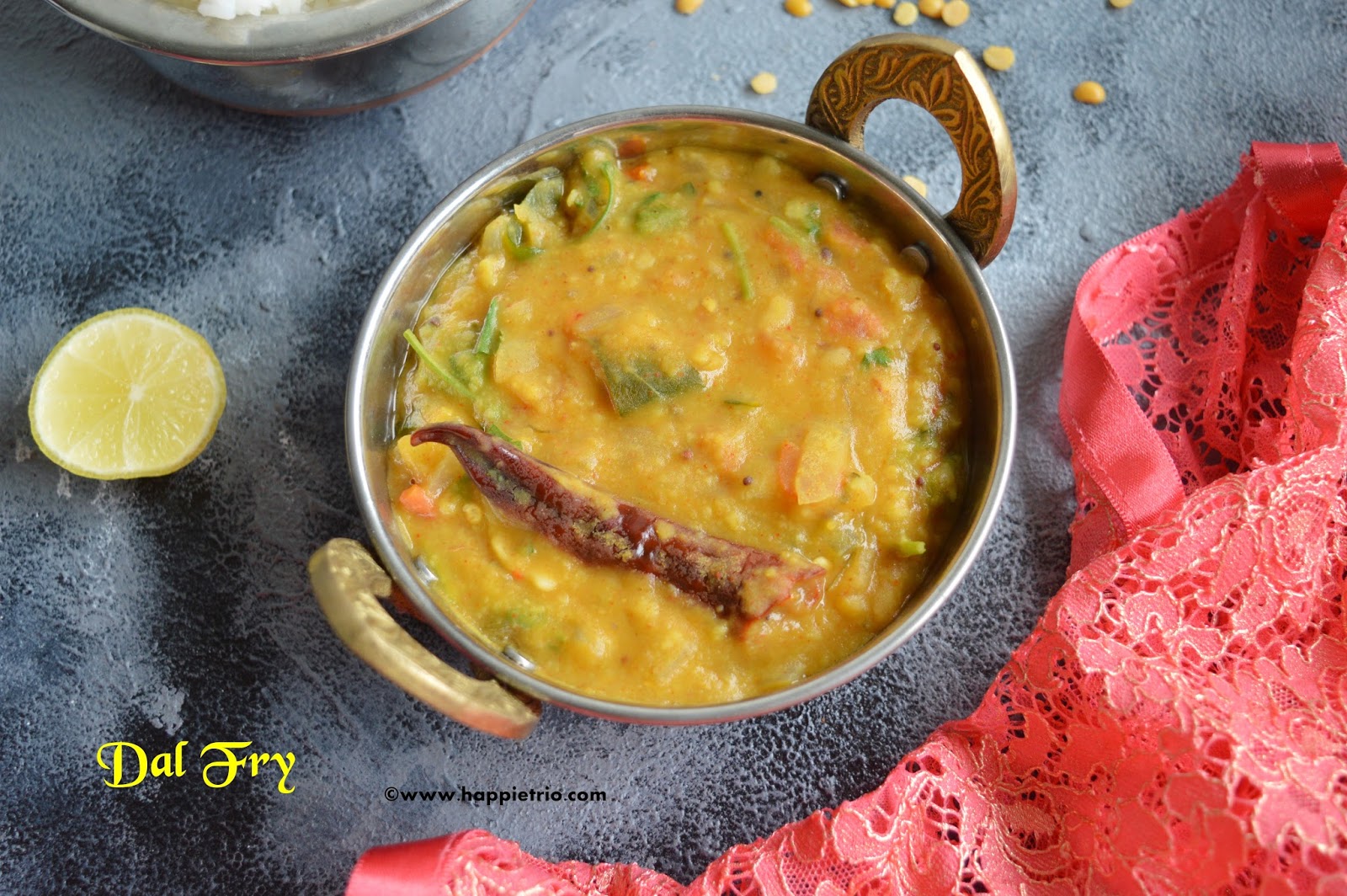 Dal Fry Recipe | How to make Restaurant style Dal Fry ~ Cook with Sharmila