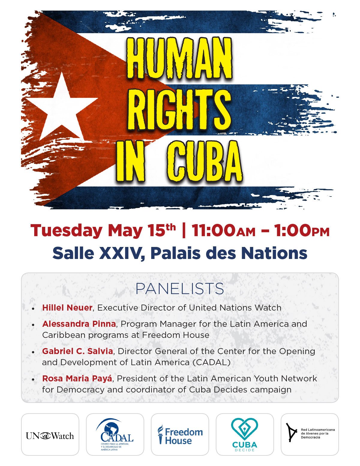 Notes from the Cuban Exile Quarter: Human Rights in Cuba: Shadow UPR ...