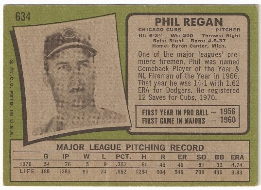 Mark's Ephemera: A Trio of 1971 Cubs