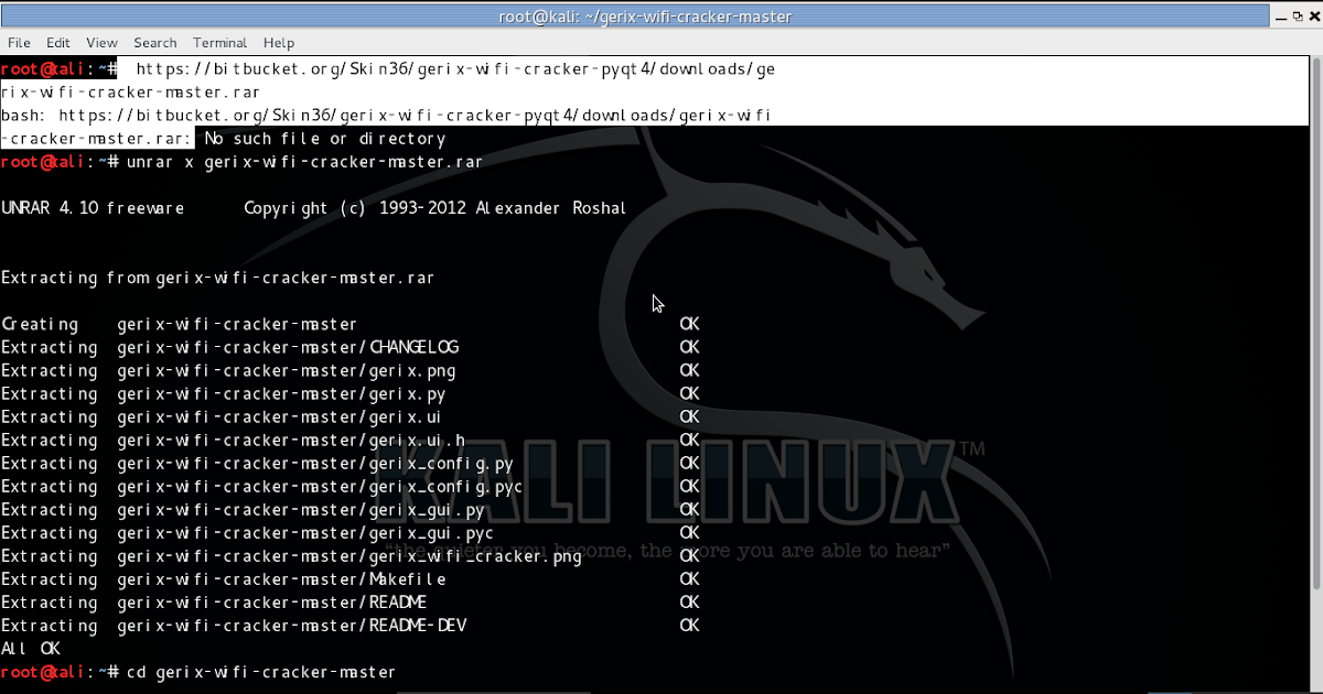 How to use gerix wifi cracker - sinover