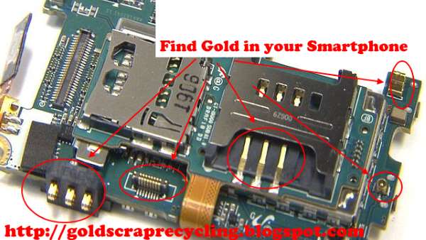 Gold and silver from scrap