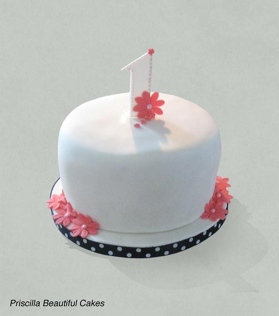 Priscilla Beautiful Cakes: Very 1st Birthday Cake