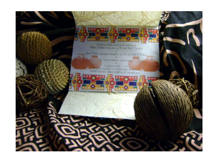 Invitation Diva: Ndebele Inspired Brides