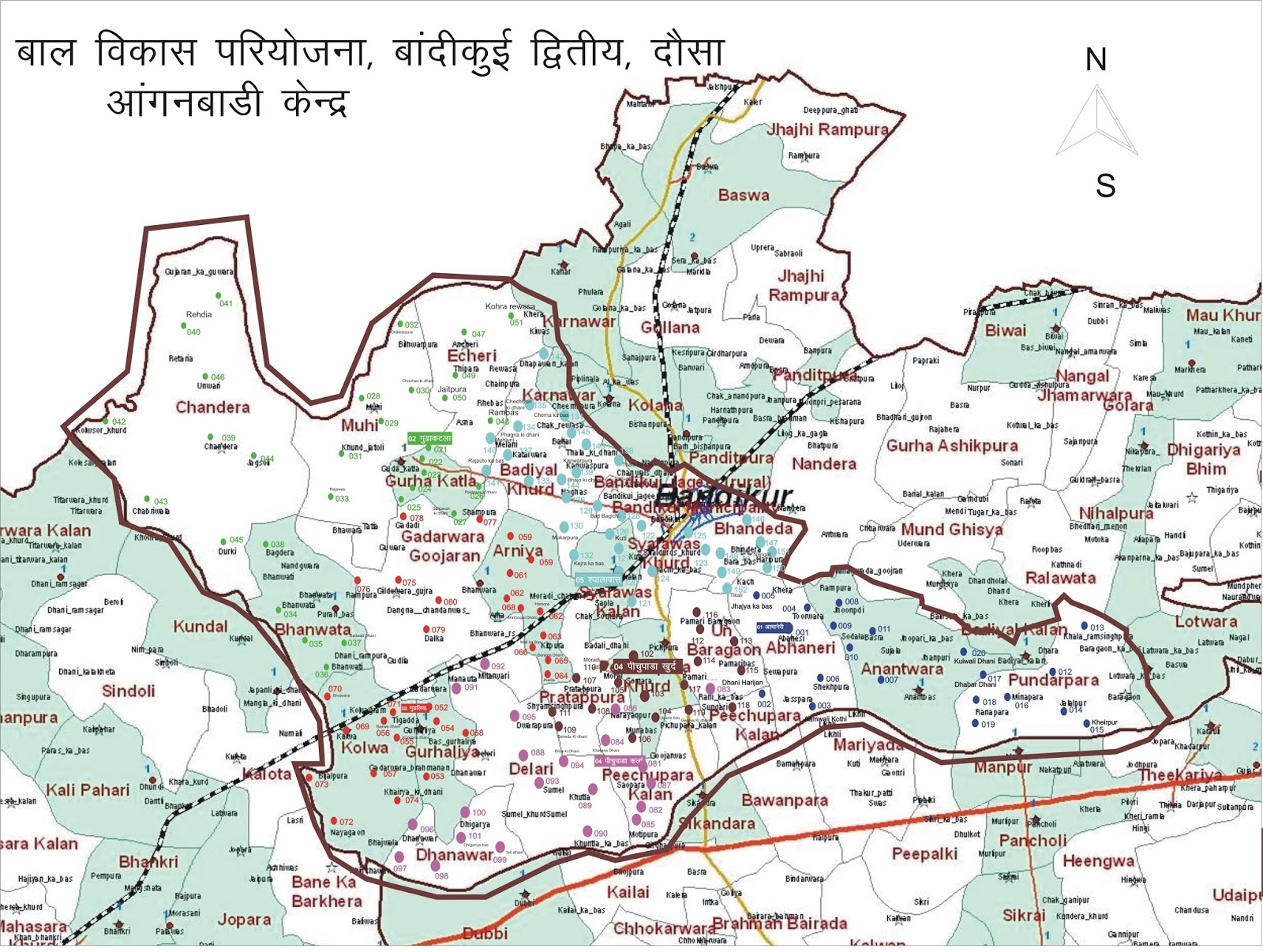 BANDIKUI DOCUMENTRY: Bandikui City Map 31/12/2018
