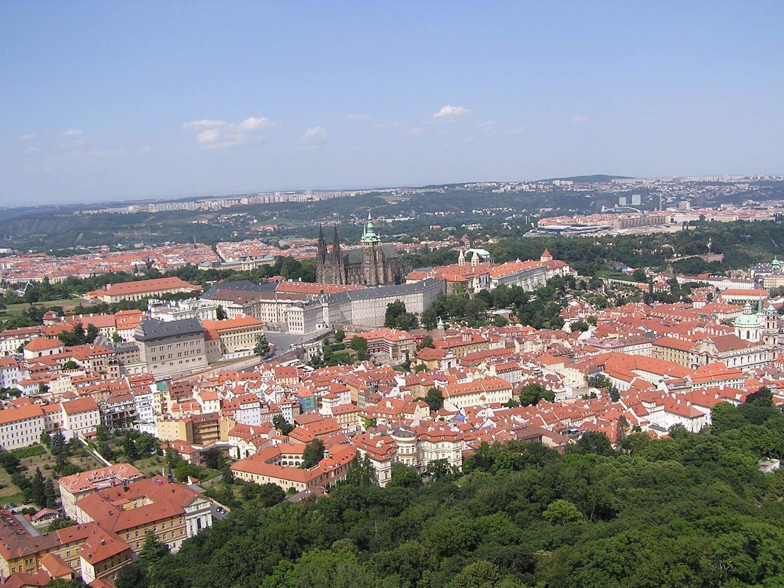 Pohledy z Třebešína: Praha z výšky