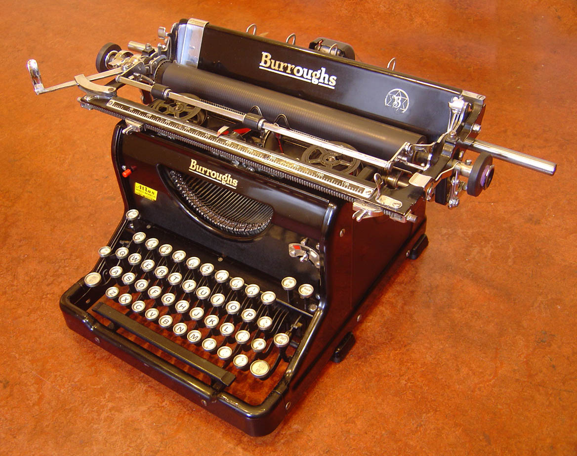 The Typewriter Revolution blog: Burrowing into Burroughs typewriters