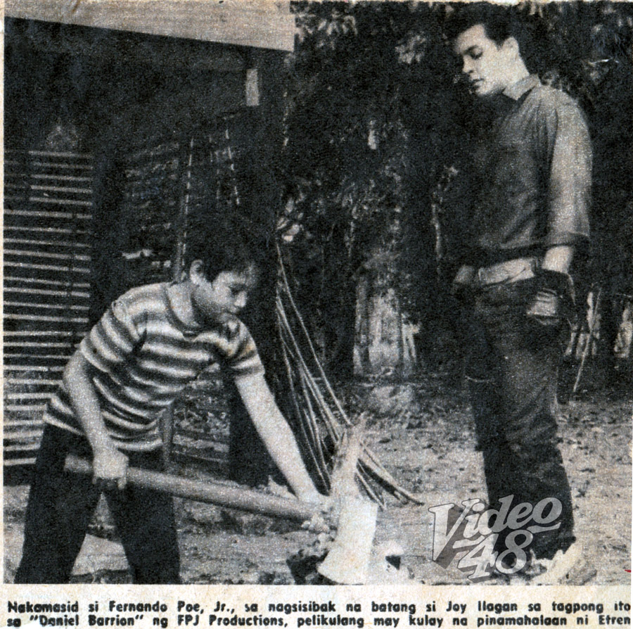 FPJ: FPJ AND JAY ILAGAN IN "DANIEL BARRION" (1964)
