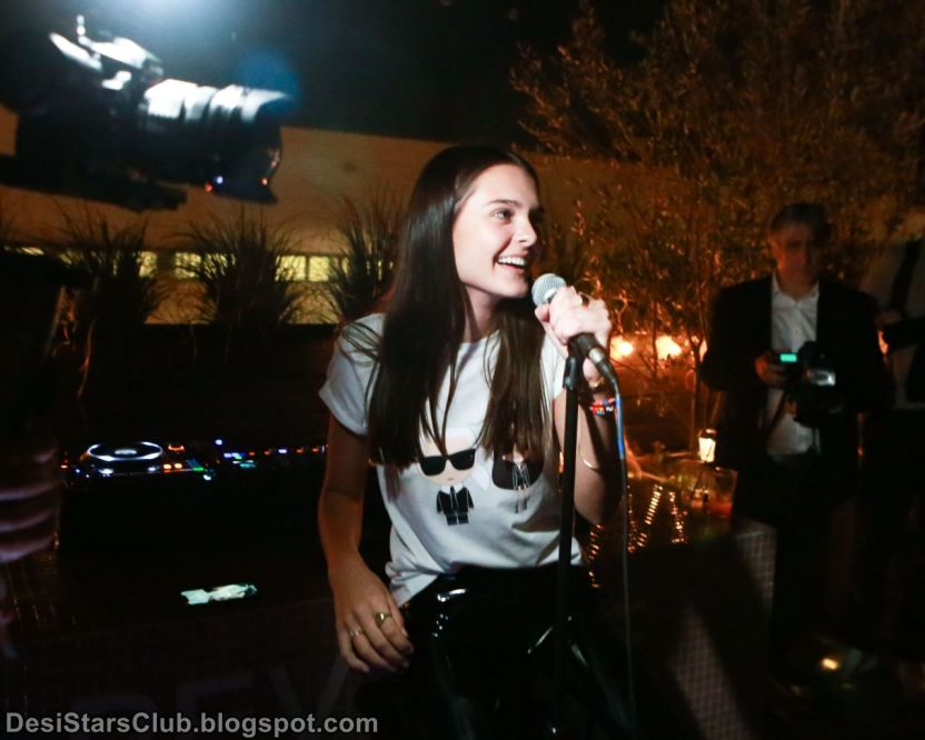 American Singer Charlotte Lawrence Pictures at Karl Lagerfeld x Revolve ...