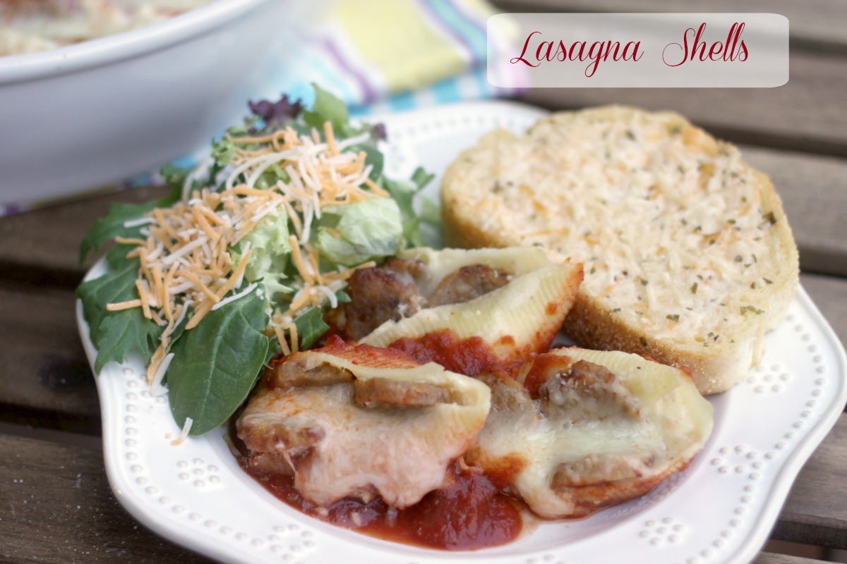 Lasagna Shells | Crazy for Cookies and More
