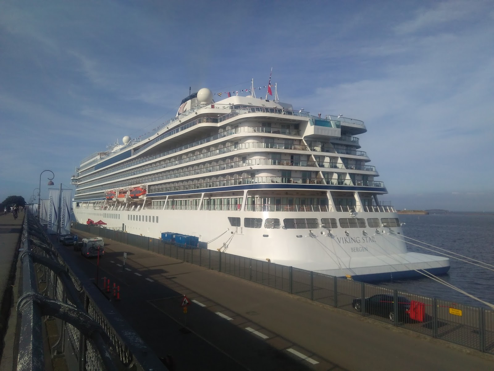 Viking Cruise Ship docked at Copenhagen! - eNidhi India Travel Blog