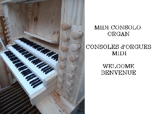 MIDI ORGANS CONSOLES d'ORGUE MIDI: VIRTUALS ORGANS FOR SALE for HAUPTWERK