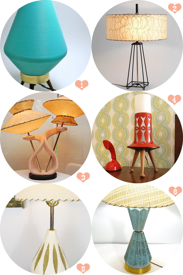 Oh So Lovely Vintage: Lamp love.