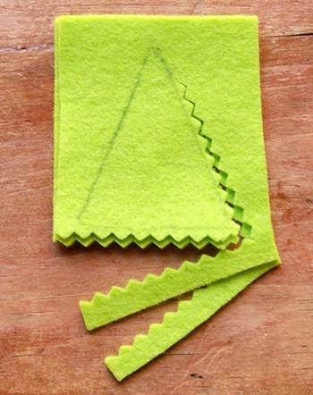 Pinitos navideños de fieltro ~ Portal de Manualidades