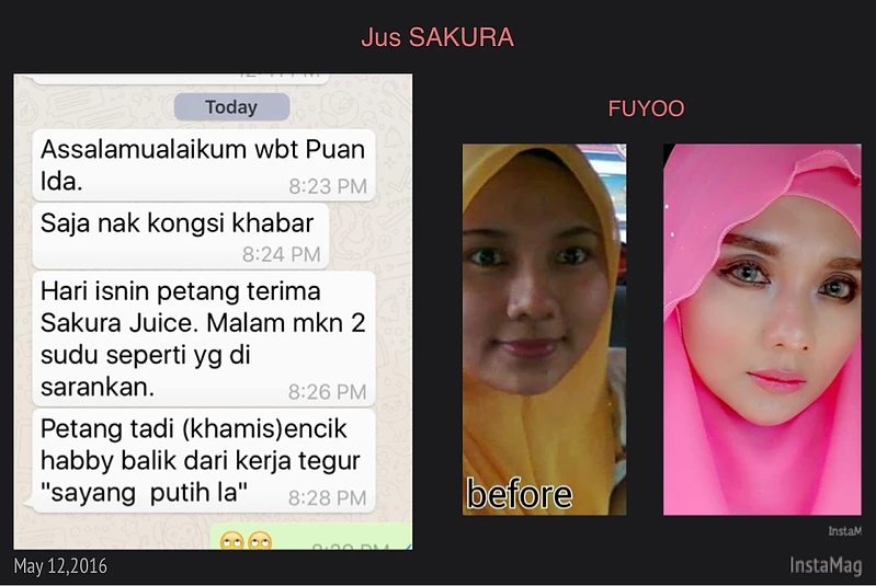 Testimoni Jus Sakura Reezqa - Reezqa Global: Testimoni Jus Sakura Reezqa