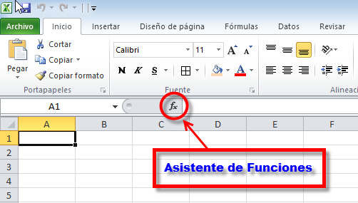 Interfaz de excel- ayuda